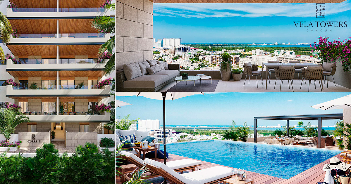 Departamentos Vela Towers Cancún en Cancún