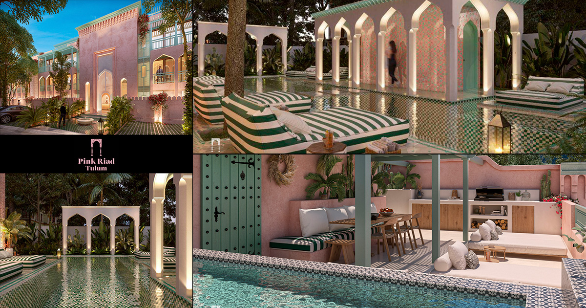 Departamentos Pink Riad en Tulum
